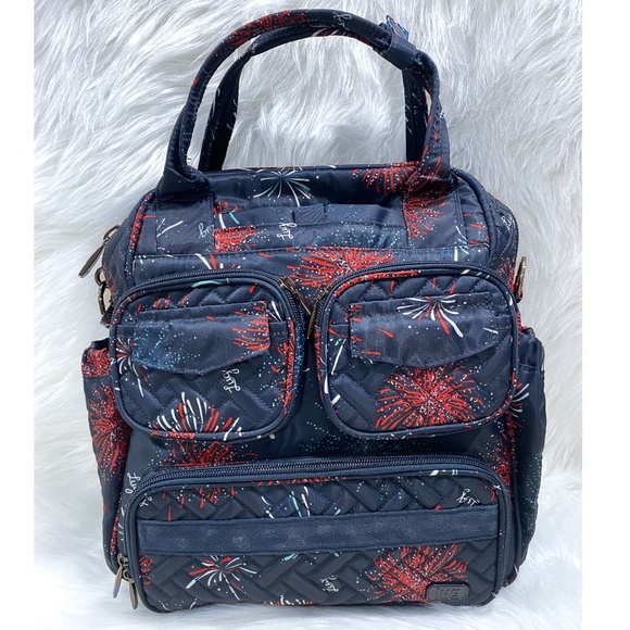 lug | Bags | Lug Bags Lug Patriotic Red White Blue Fireworks Mini ...